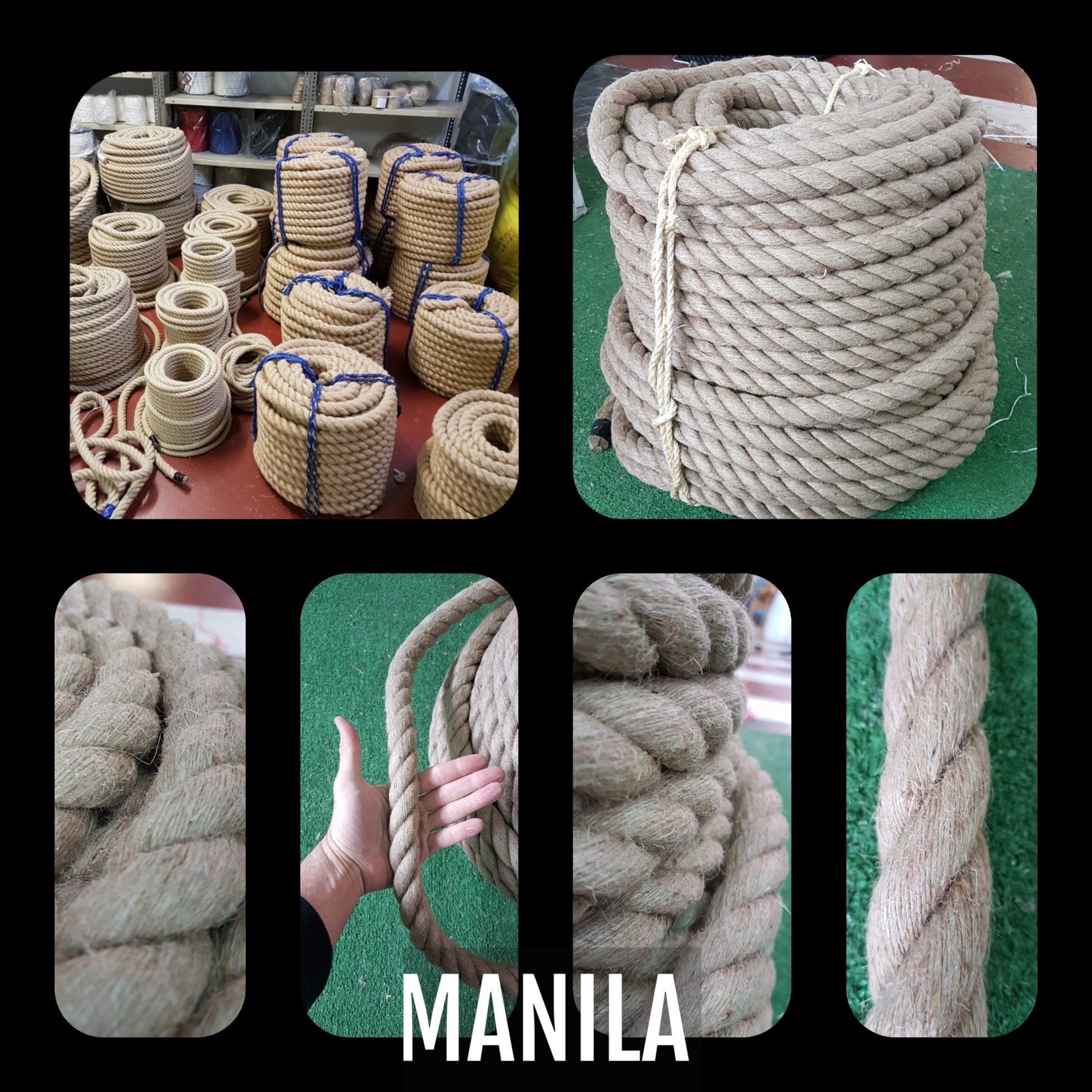 CUERDA MANILA 30MM - Cabos y Cuerdas Bizkaia